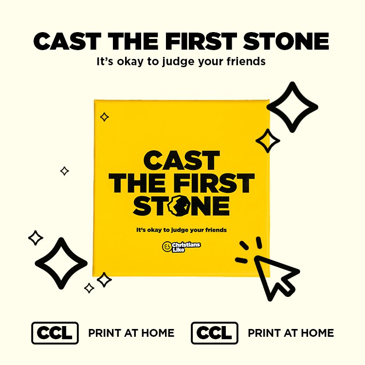 [Print at Home] Cast The First Stone – Cards Christians Like